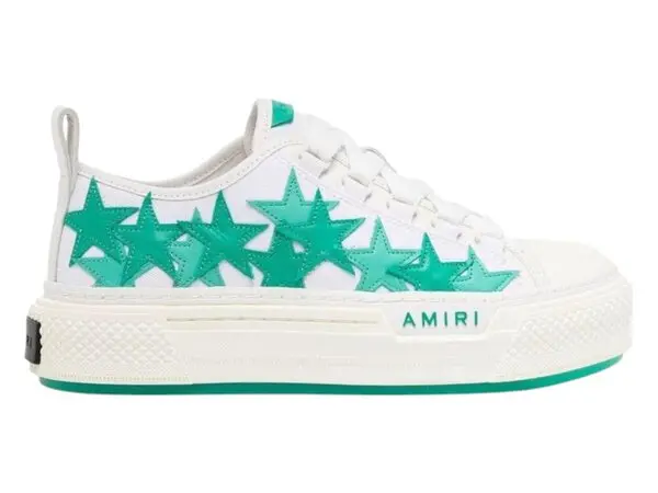 Amiri Court Star Low Sneakers - Green White