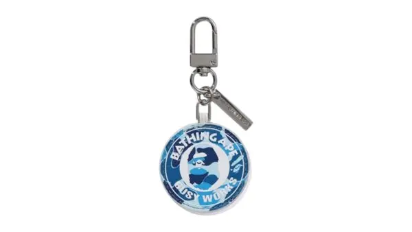 A BATHING APE Abc Camo Busy Works Keychain Keychain - Blue