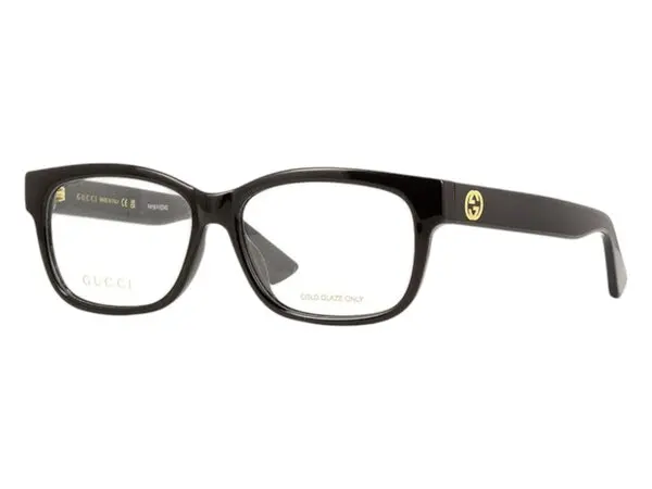 Gucci Square Full Rim Eyeglasses - Black (gg1341o 001)