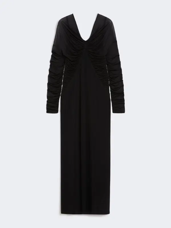 Max Mara Long Flowing Jersey Dress