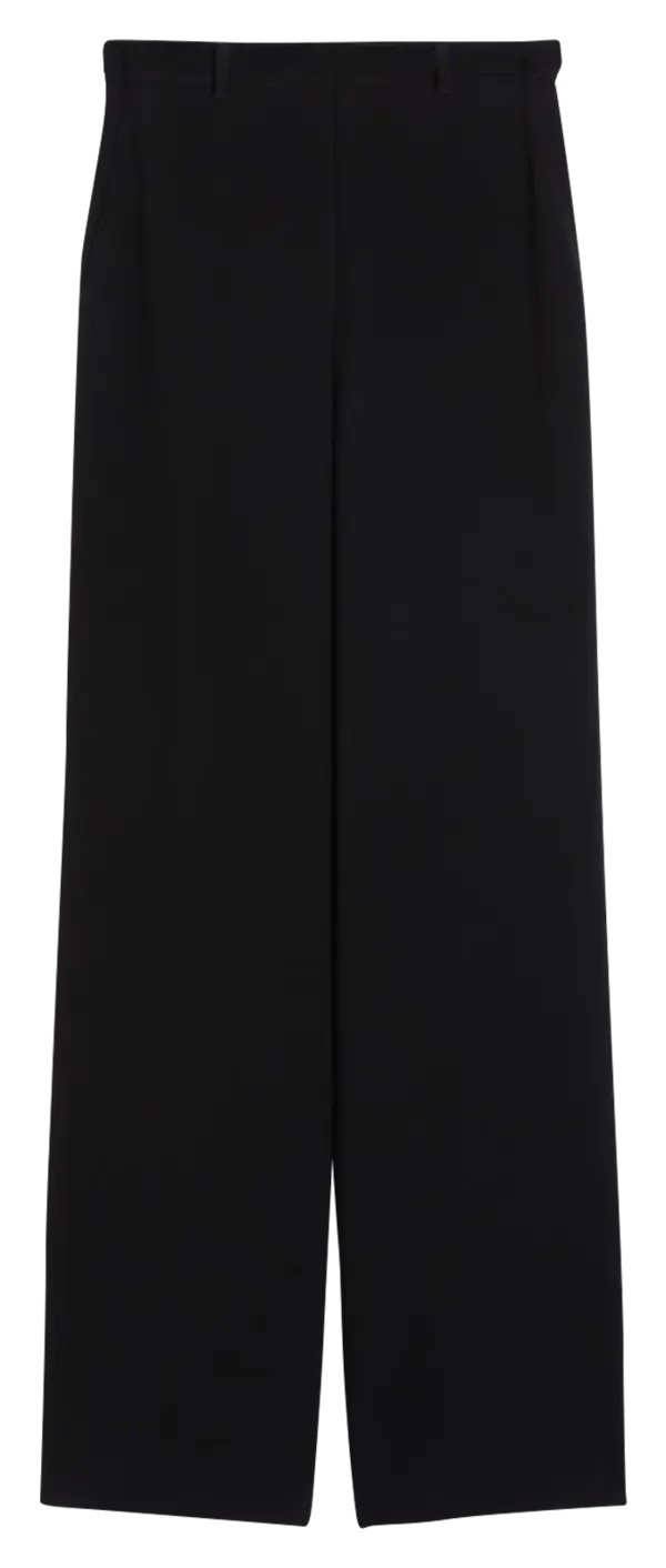 Max Mara Wide Cady Trousers With Belt
