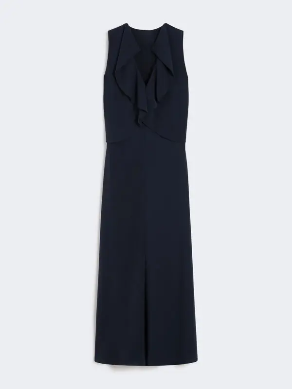 Max Mara Sleeveless Cady Midi Dress