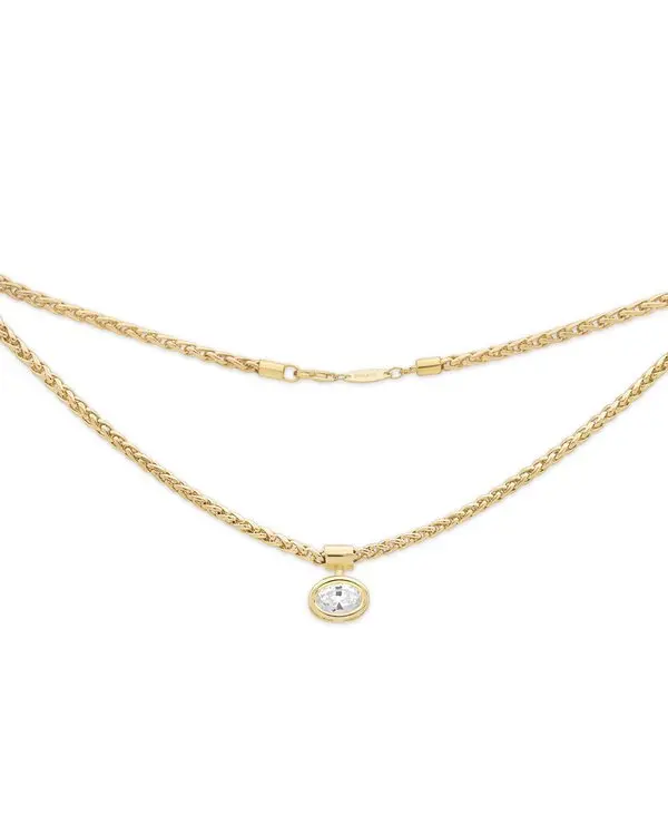 Shashi Bezel Solitaire Necklace