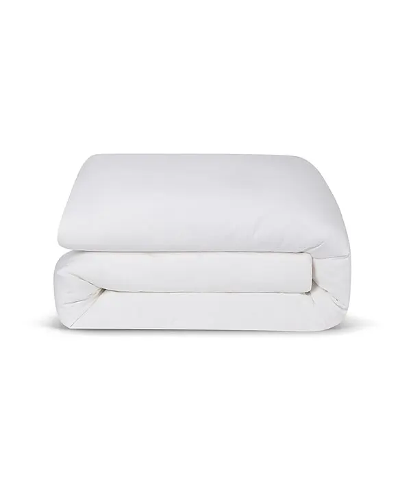 PIGLET IN BED Washed Cotton Percale Duvet Cover - White