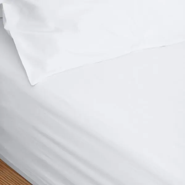PIGLET IN BED Washed Cotton Percale Fitted Sheet