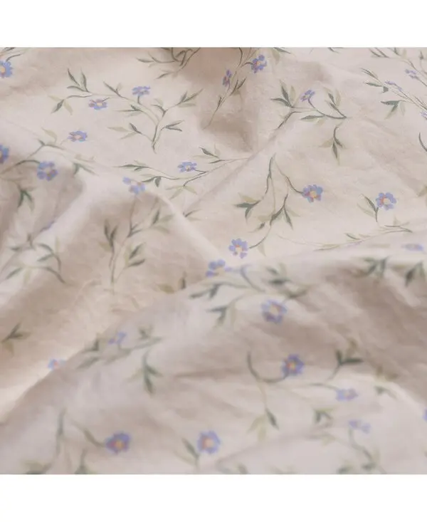 PIGLET IN BED Printed Cotton Flat Sheet