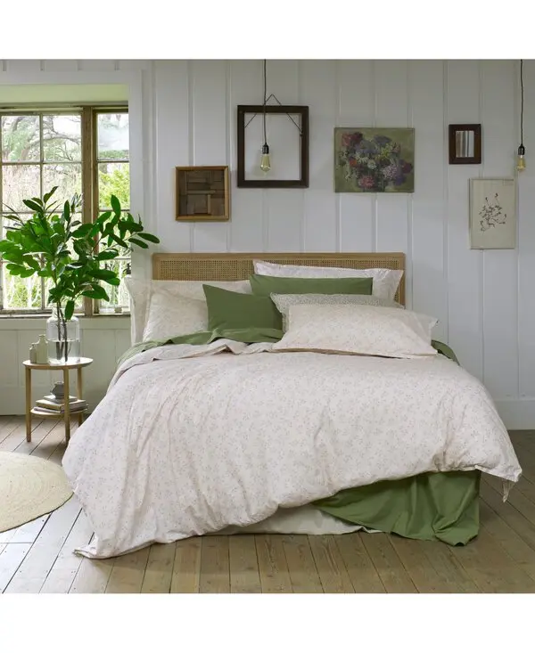 PIGLET IN BED Printed Cotton Duvet Cover - Spring Sprig