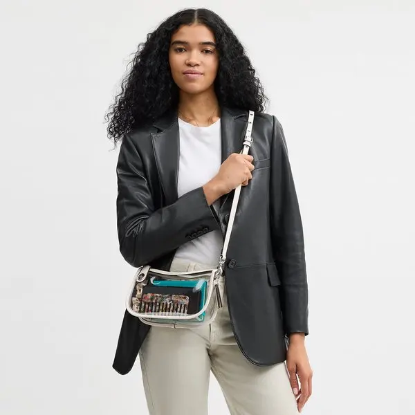 COACH Swinger Bag - Silver/chalk