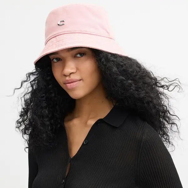 COACH Quilted Denim Bucket Hat