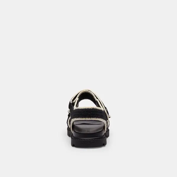 COACH Brynn Sandal - Black/chalk