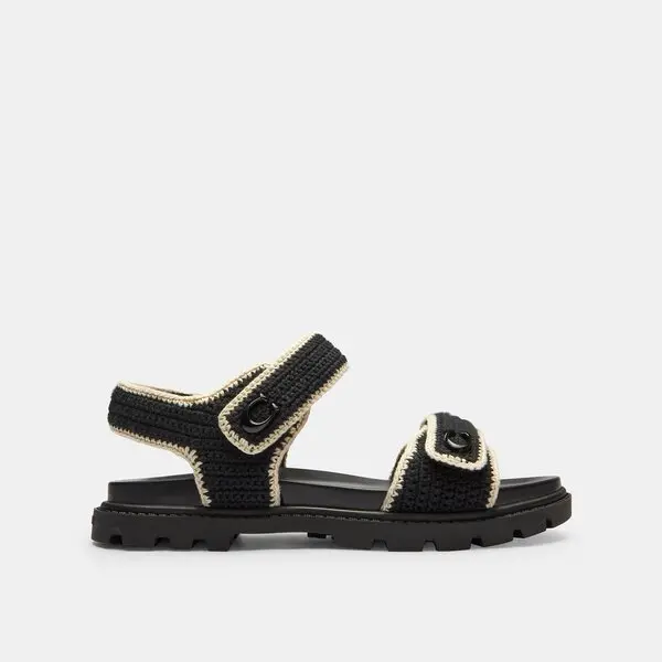 COACH Brynn Sandal - Black/chalk