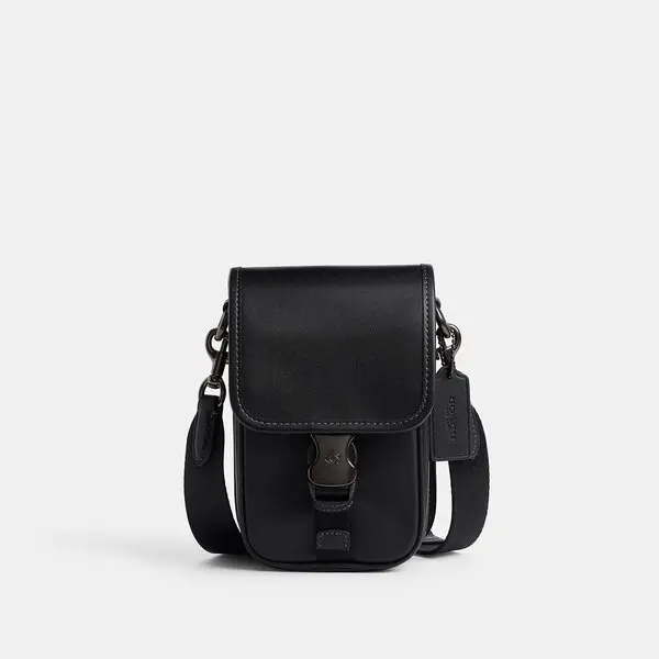 COACH® League Phone Crossbody Bag - Black