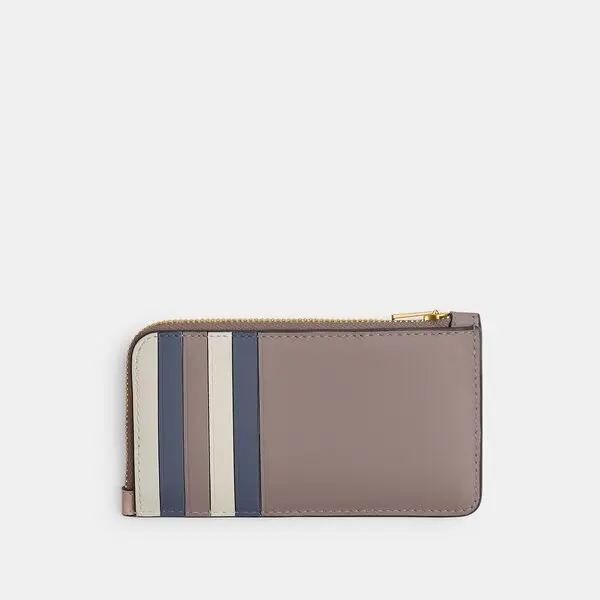 COACH New York Zip Card Case In Colorblock
