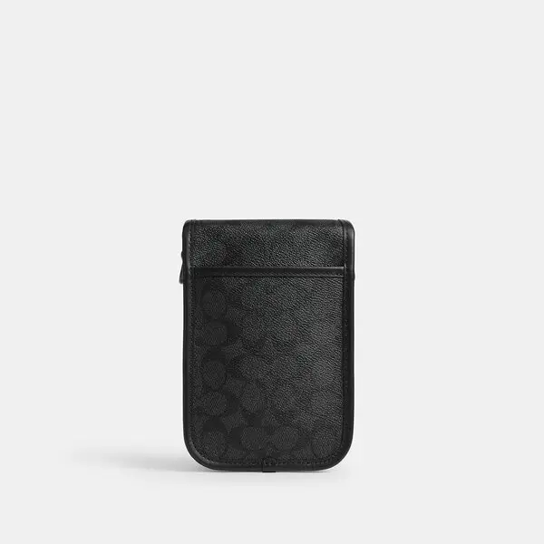 Coach League Phone Crossbody Bag In Signature Canvas