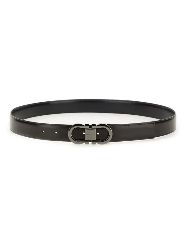 FERRAGAMO Reversible Belt - Black