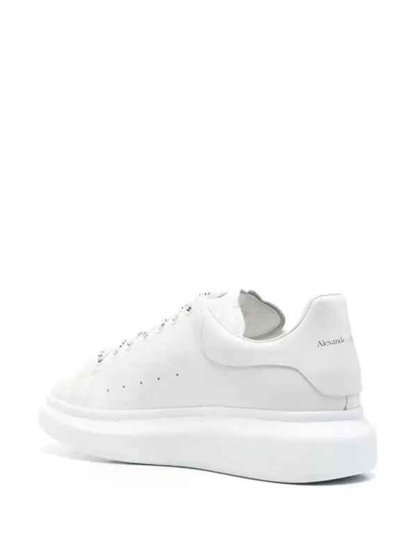 Alexander McQueen Oversize Leather Sneakers - White