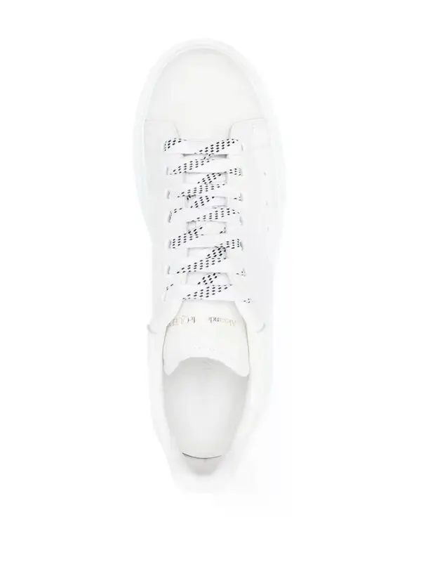 Alexander McQueen Oversize Leather Sneakers - White