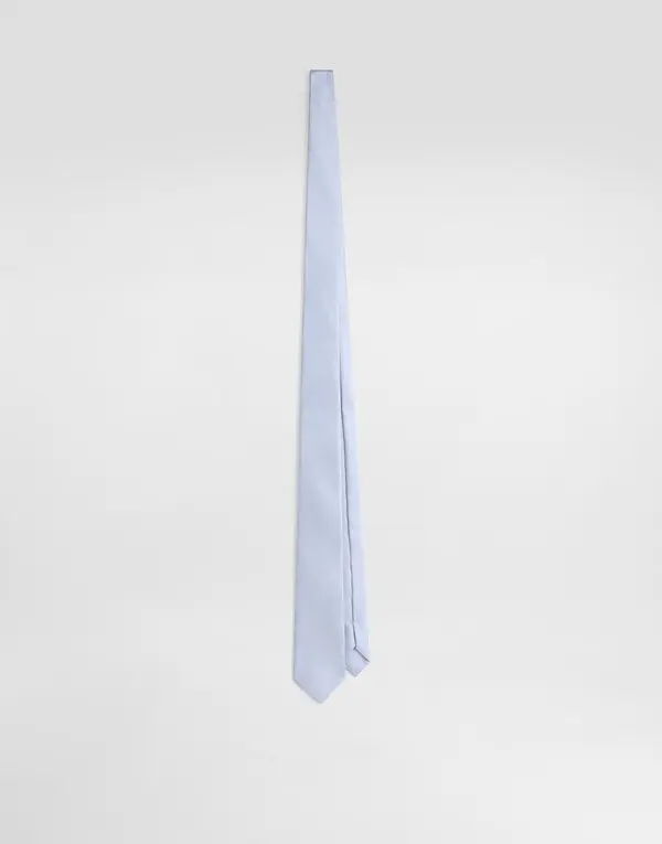 Dolce & Gabbana Silk Twill Neck Tie - Azure