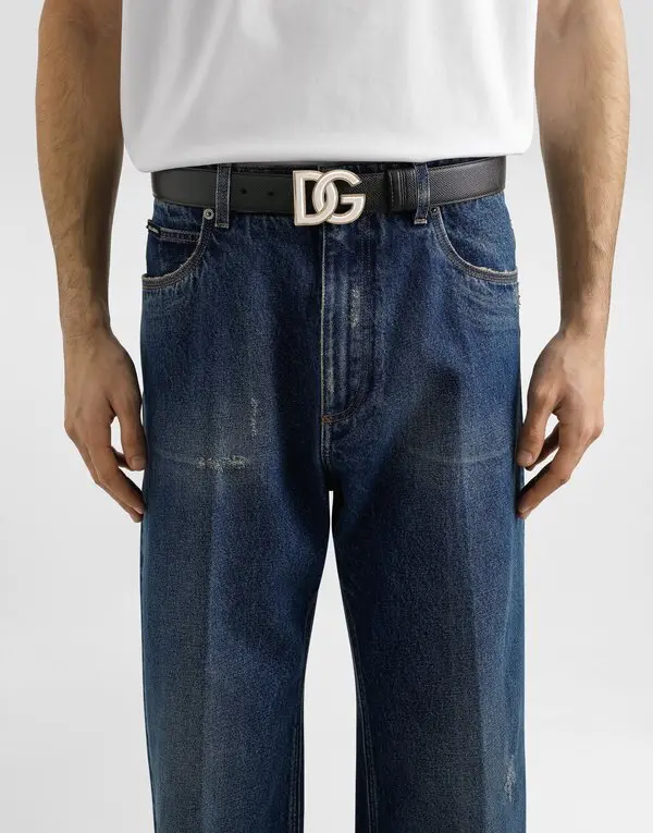 Dolce & Gabbana Alpine Calfskin Belt