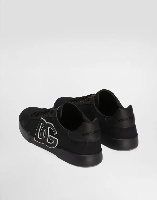 Dolce & Gabbana Portofino Light Strobel Sneakers - Black