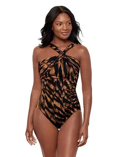 Victoria's Secret Miraclesuit Europa One-piece Swimsuit - Print