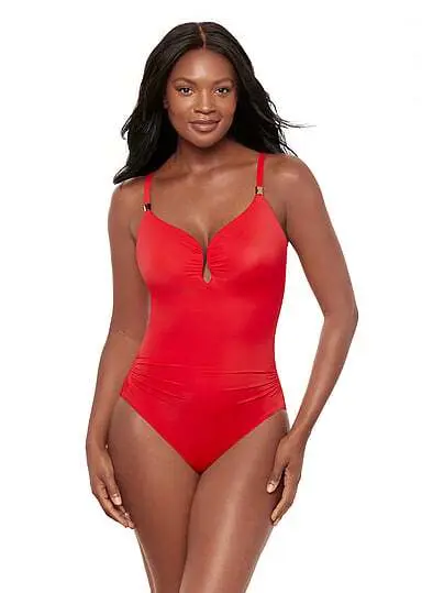 Victoria's Secret Miraclesuit Antheia One-piece Swimsuit - Red