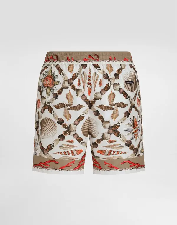 Dolce & Gabbana Shell-print Swim Boxer Shorts - Multicolor