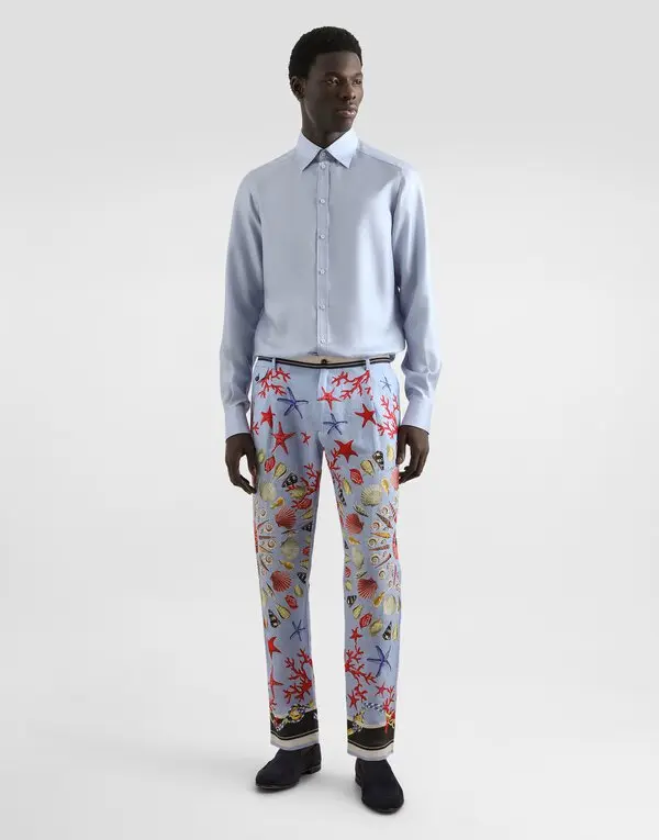 Dolce & Gabbana Martini Shirt In Silk Twill