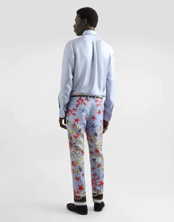 Dolce & Gabbana Martini Shirt In Silk Twill