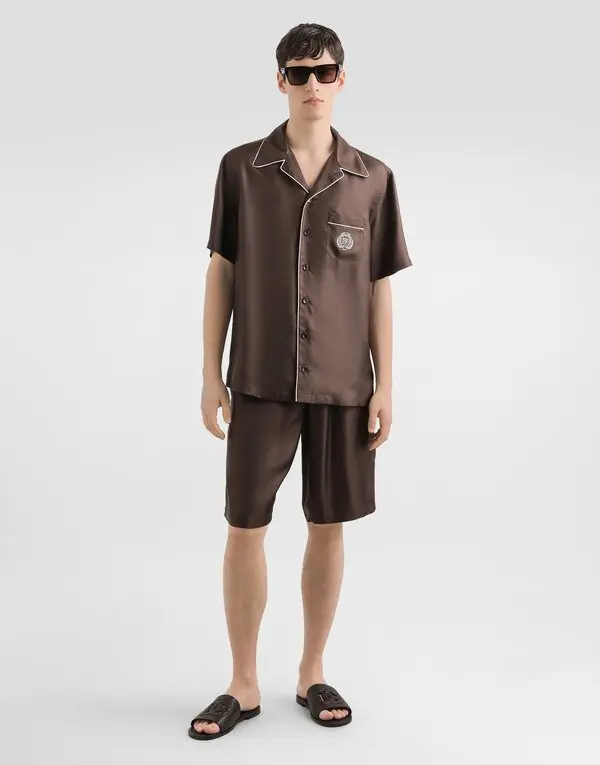 Dolce & Gabbana Hawaii Silk Twill Shirt
