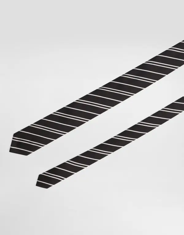 Dolce & Gabbana Striped Jacquard Tie
