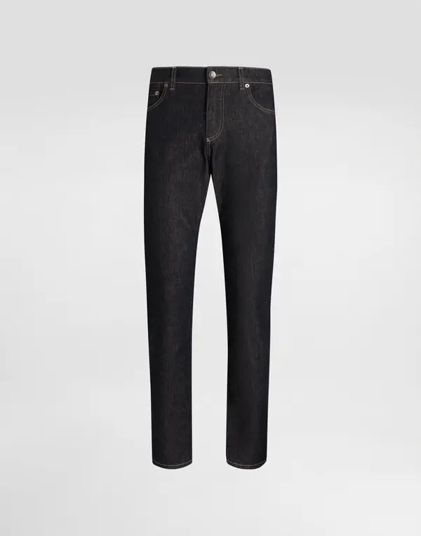 Dolce & Gabbana Slim-fit Stretch Cotton Jeans - Multicolor