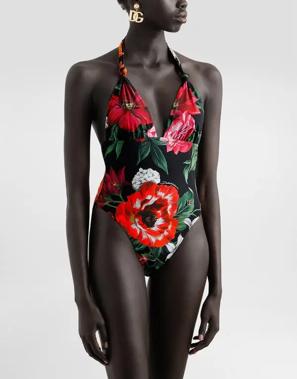 Dolce & Gabbana Floral One-piece Swimsuit
