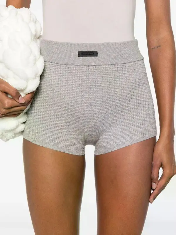 Fear Of God Waffle-knit Shorts - Grey