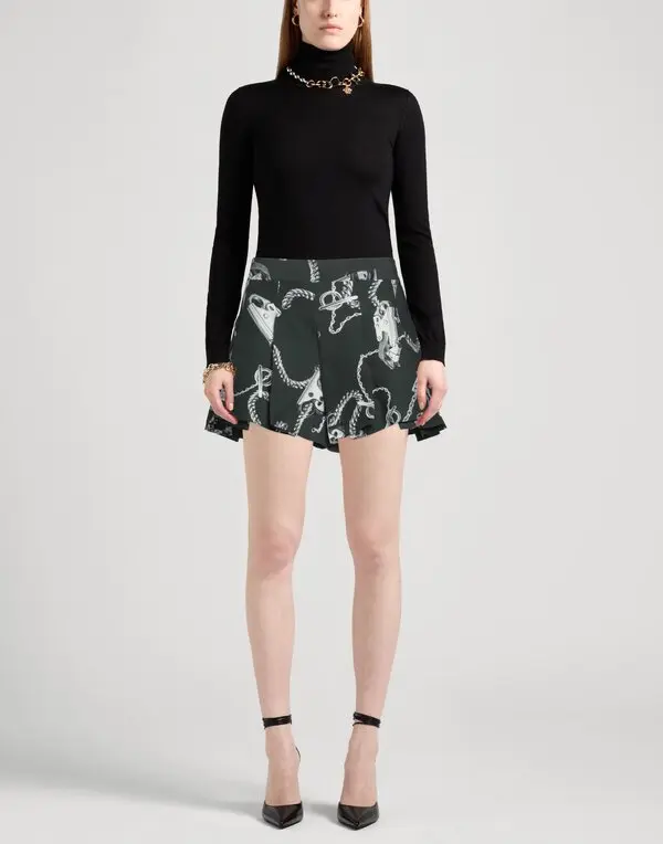 Burberry Pleated Skort - Green