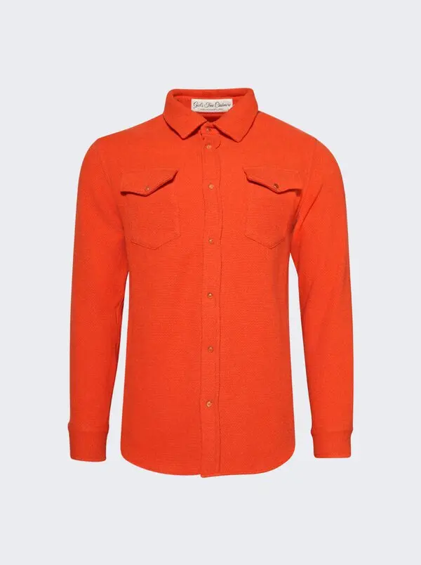 GOD'S TRUE CASHMERE Cashmere Shirt Fire - Red
