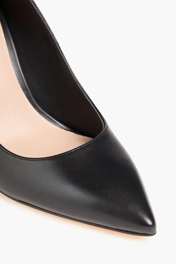 STUART WEITZMAN Leigh 95 Leather Pumps - Black