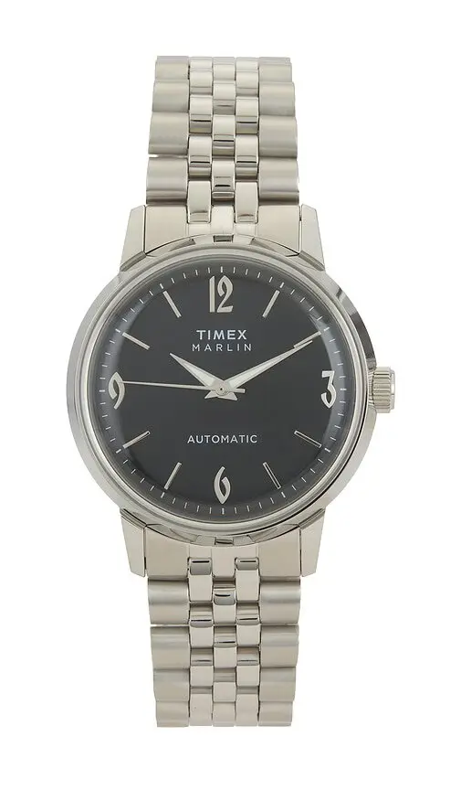 Timex Marlin 40mm Watch - Silver Tone