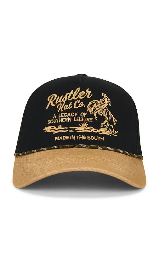 RUSTLER HAT CO. Rustler Rodeo Hat - Black & Tan Combo