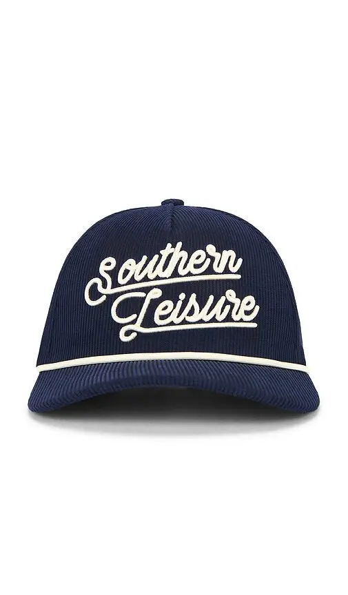 RUSTLER HAT CO. Southern Leisure Cap - Navy & White Combo