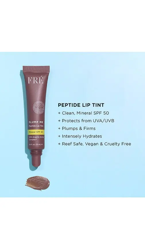 FRE Plump Me Peptide Lip Tint Mineral Spf 30 - Cassis