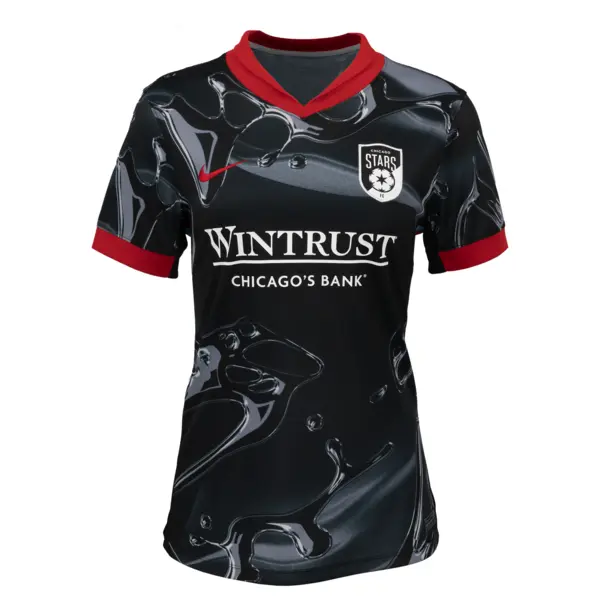 Nike Mallory Swanson Chicago Stars Fc 2025 Away Dri-fit Nwsl Replica Jersey - Black