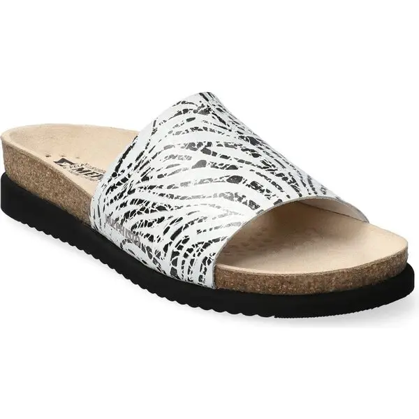 Mephisto Hanik Slide Sandal - Silver Petra
