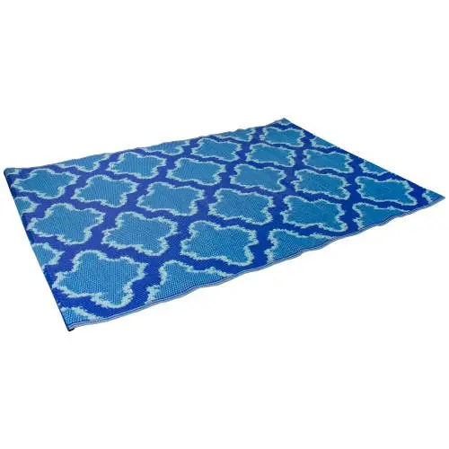 NORTHLIGHT 4' X 6' Quatrefoil Rectangular Outdoor Area Rug