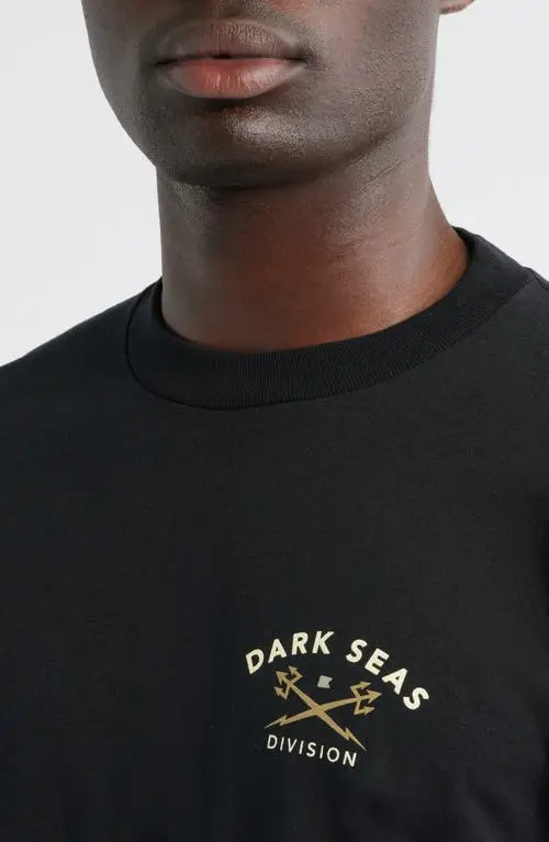 DARK SEAS Headmaster V3 Long Sleeve Graphic T-shirt - Black