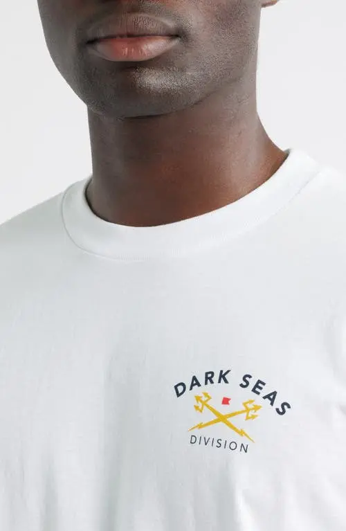 DARK SEAS Headmaster V3 Long Sleeve Graphic T-shirt - White