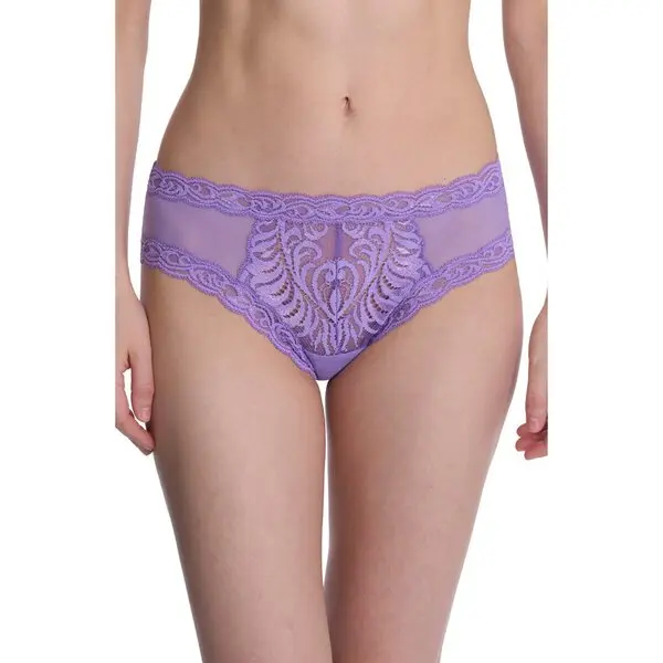 Natori Feathers Hipster Briefs - Violet Blue