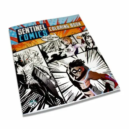 GREATER THAN GAMES Sentinel Comics The Rpg Coloring Book