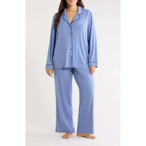 Nordstrom Moonlight Eco Knit Pajamas - Blue Beyond