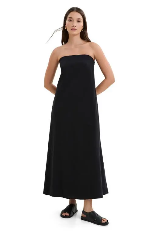 MARCELLA Aine Cotton & Linen Voile Dress